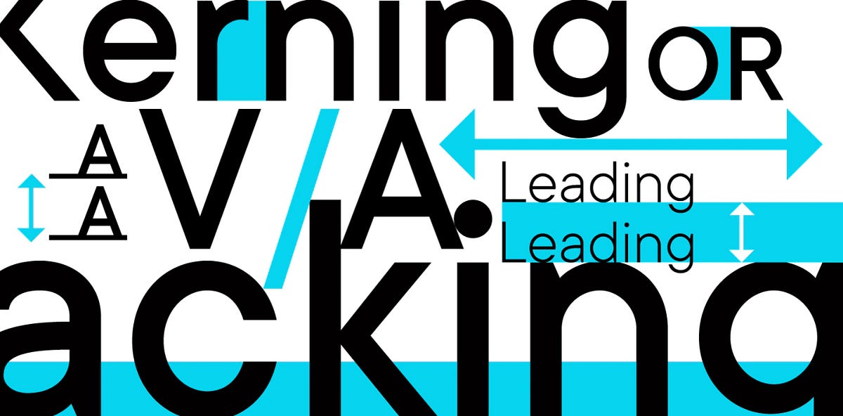 Kerning, Tracking, Leading & Spacing in Typography: What’s the ...