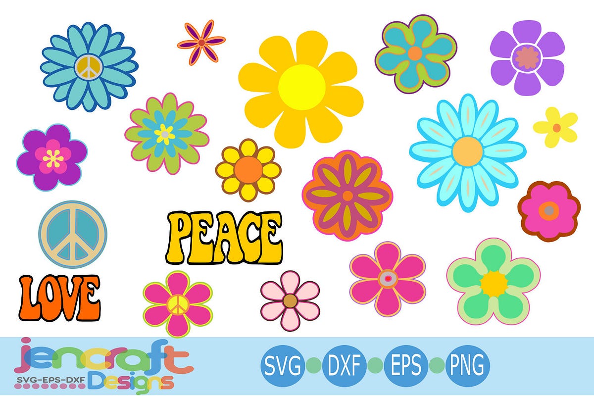 Retro Groovy Flower Svg Eps Dxf Png | by Cybernebula | Jul, 2024 | Medium