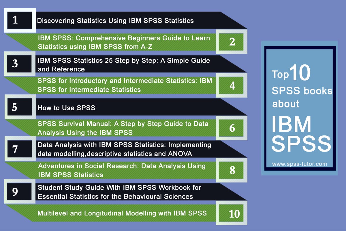 Top 10 SPSS books about IBM SPSS. It is essential to learn any critical ...