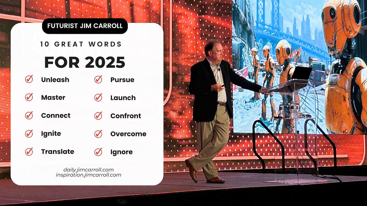 10 Great Words for 2025. “Unleash. Master. Connect. Ignite… | by ...