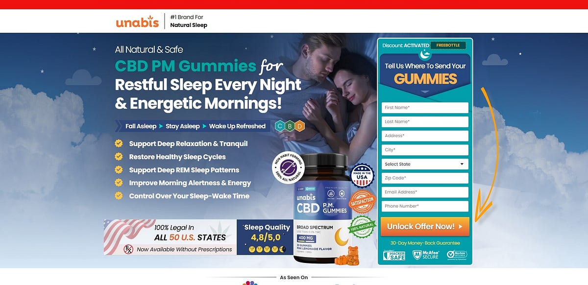 Unabis CBD PM Gummies — 5 Reason Why To Choose These Gummies!! | by ...