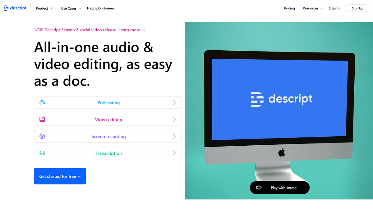 Quild Mini🦄 #93: Descript. Audio and video creation as easy as… | by ...