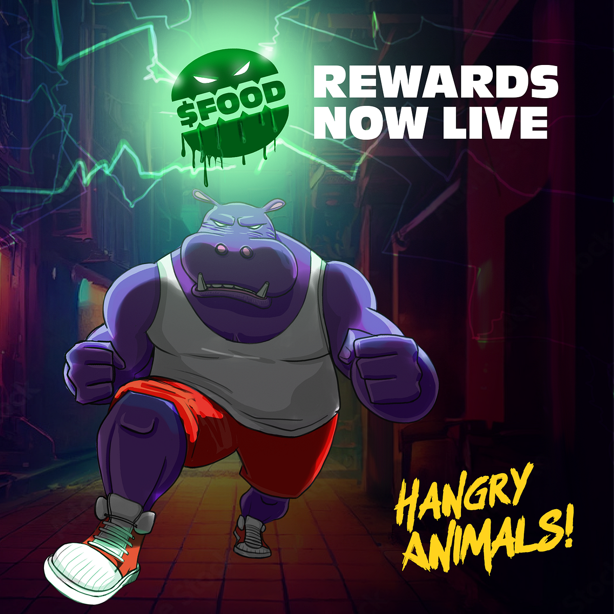 $FOOD Reward Bot Now Live in Our Discord | by Hangry Animals | Medium