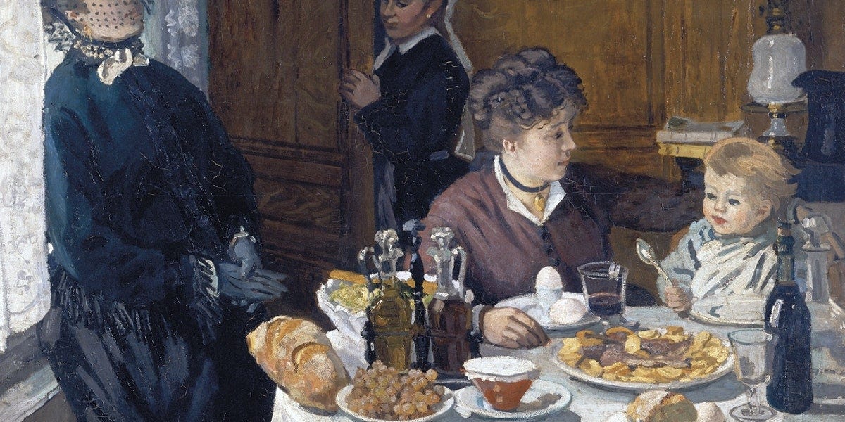 The Luncheon (1868–1869) by Claude Monet | by Art Legends | Art Legends ...