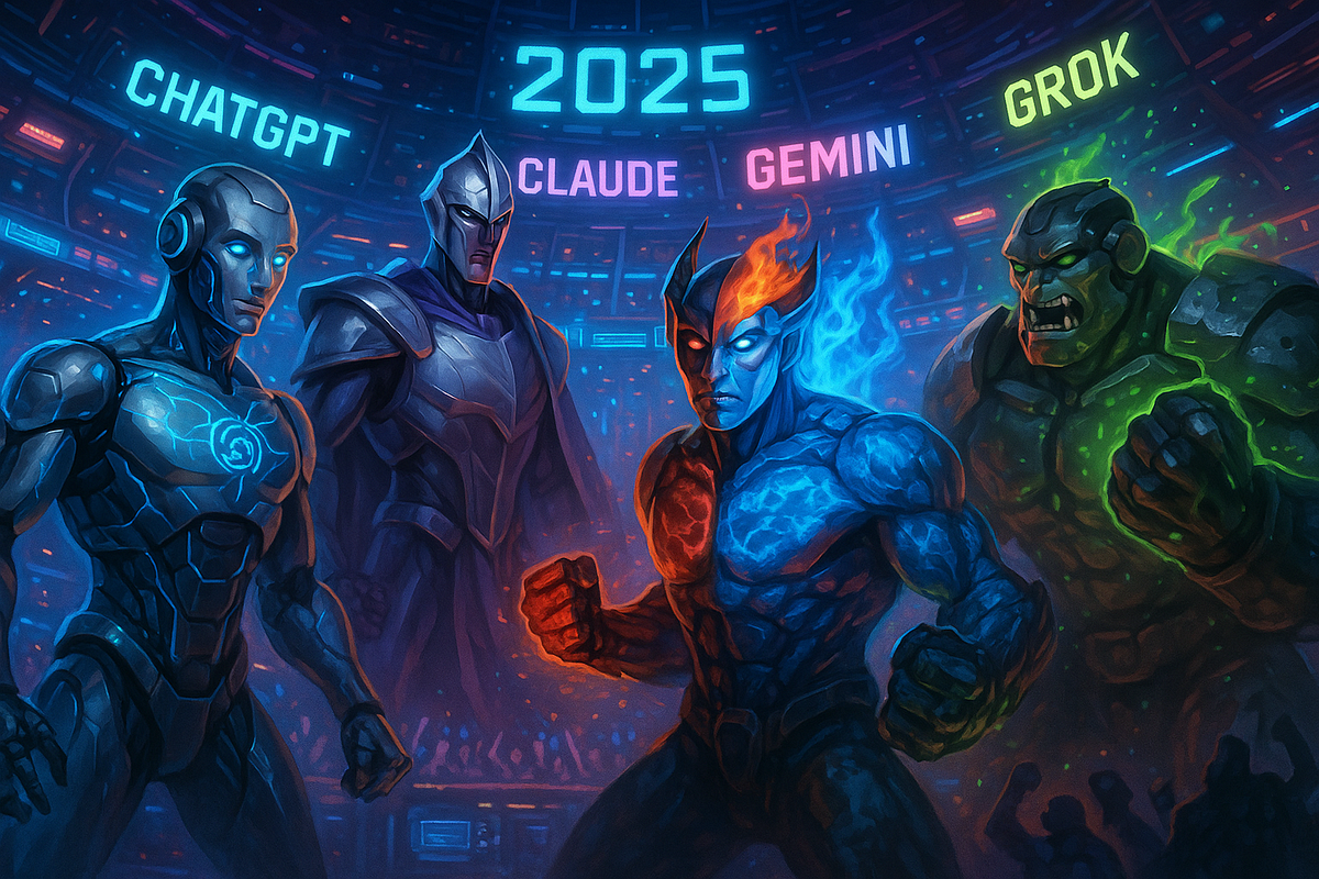 ChatGPT vs Claude vs Gemini vs Grok: The AI Assistant Showdown of 2025 ...