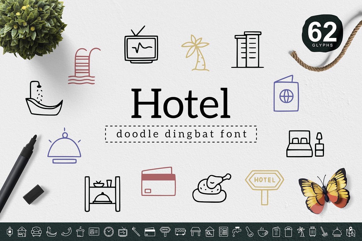 Hotel Font | by Isabellaillumina | Medium
