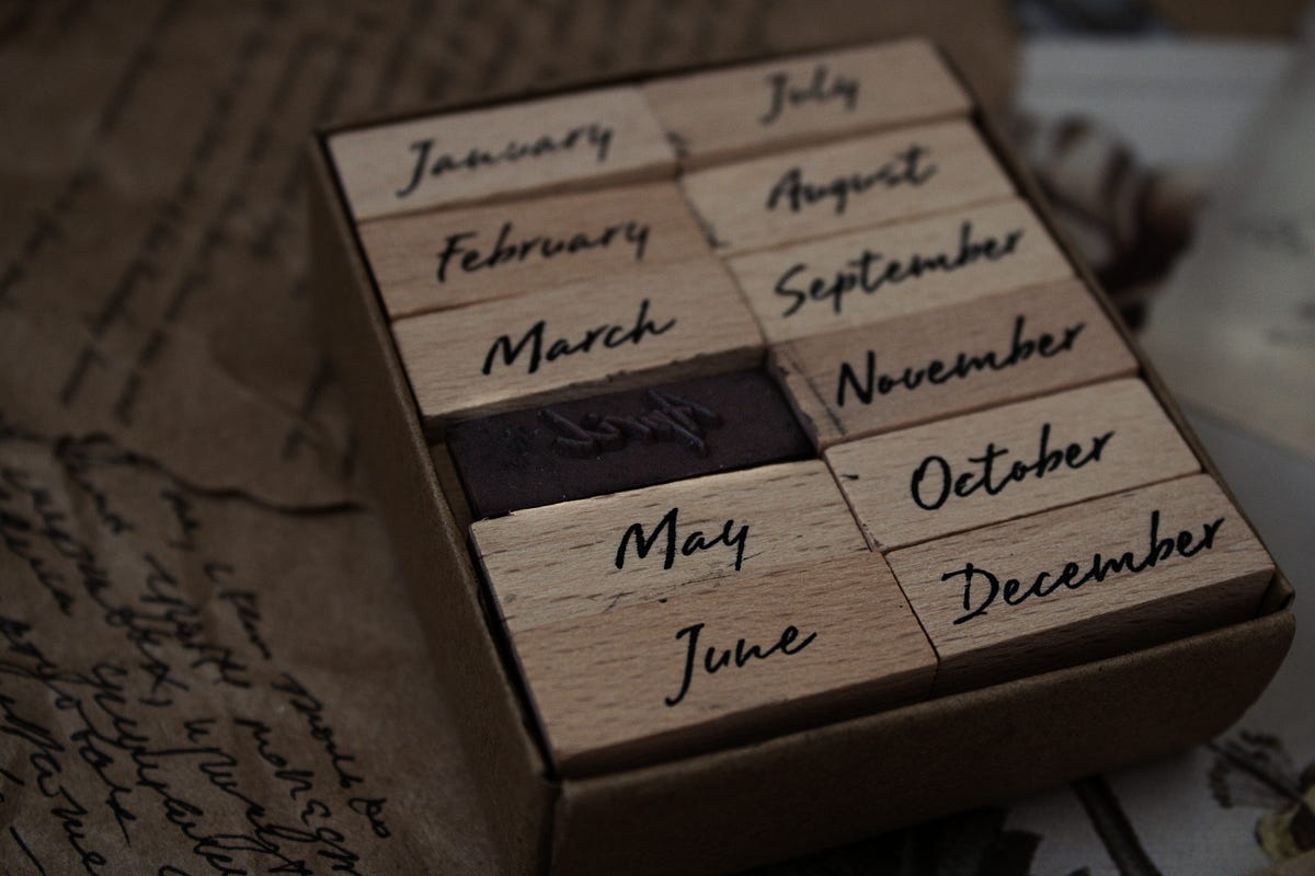 Twelve Months, a Journey Through Time | by My mind | Rainbow Salad ...