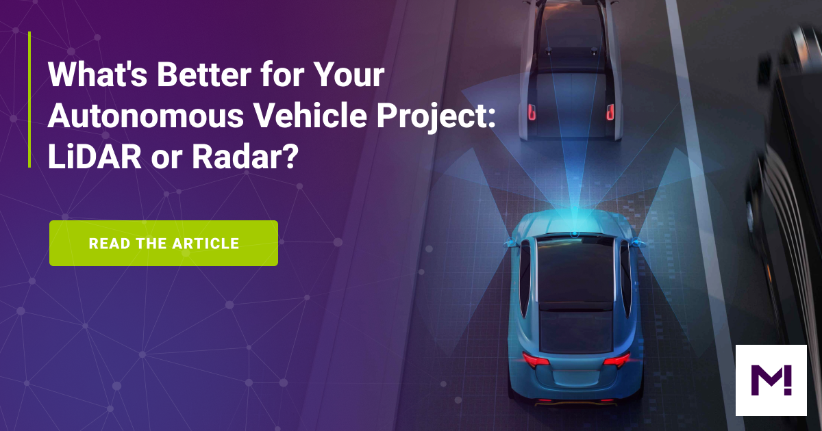 What’s Better for Your Autonomous Vehicle Project: LiDAR or Radar? | by ...
