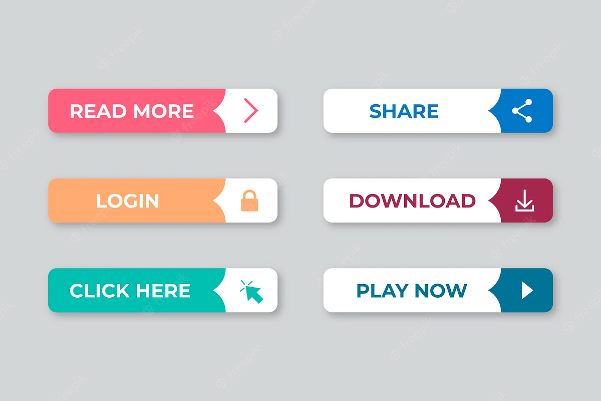 Mengenal Design Button Dalam UI Design | by Designer Freak | Medium