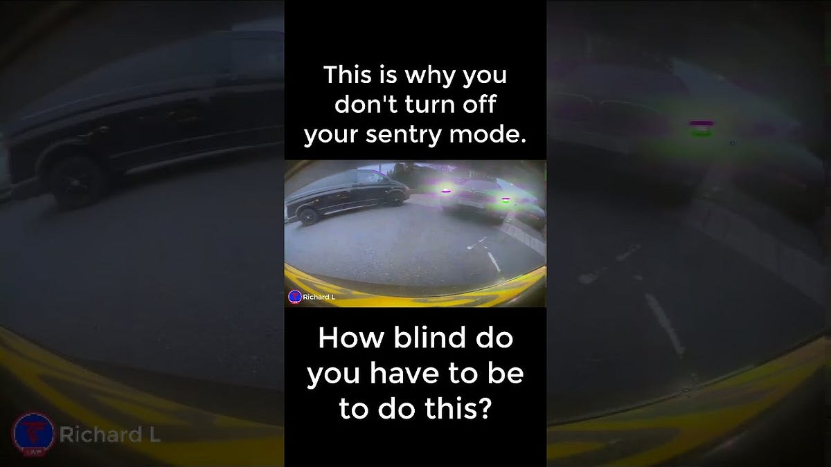 Rear-End Crash Caught On Tesla Sentry Mode | TeslaCam Live - TeslaCam ...