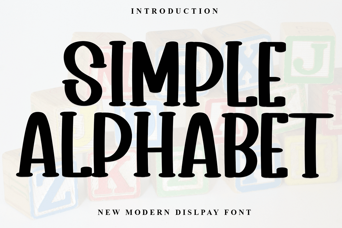 Simple Alphabet Font - Auroraartisan - Medium
