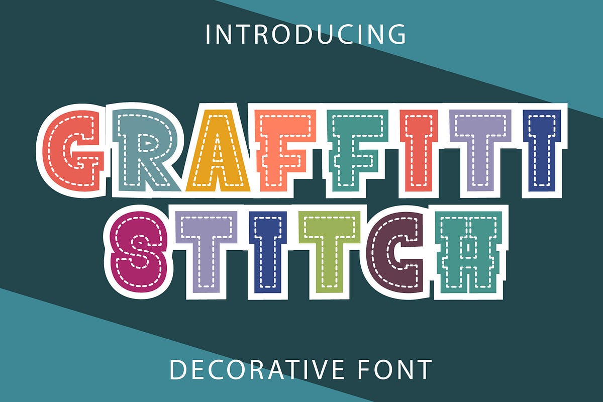 Graffiti Stitch Font | by Emmaethereal | May, 2024 | Medium