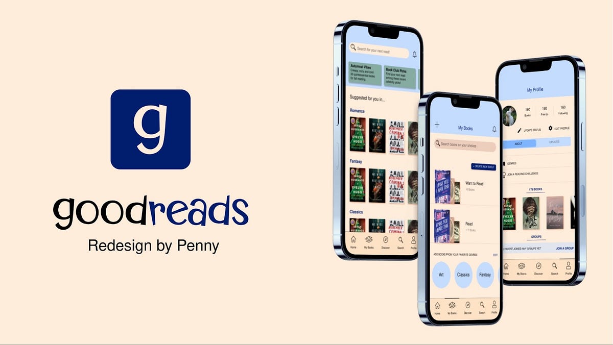Goodreads App Redesign. Goodreads is an amazing app with lots… | by Penelope Ramirez | Oct, 2023 ...