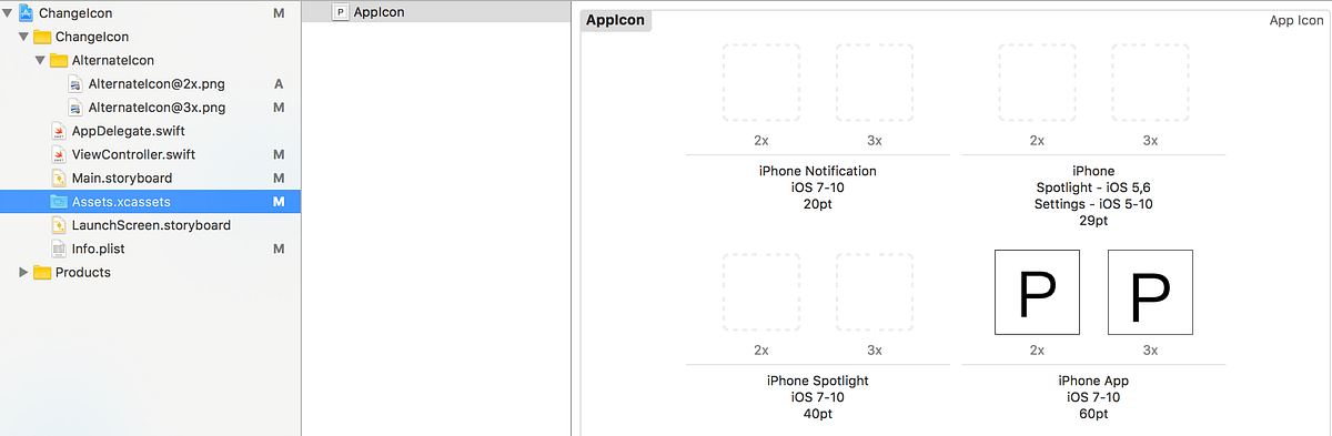 Swift World: Change your app’s icon programmatically in iOS 10.3 | by Peng | SwiftWorld | Medium