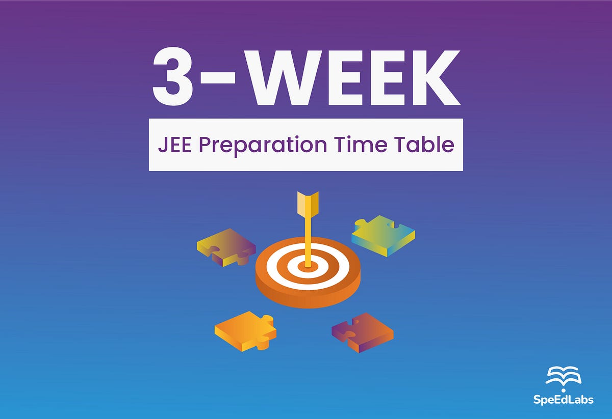 JEE 3-Week Preparation Strategy | by Kuldeep | SpeedLabs | Medium