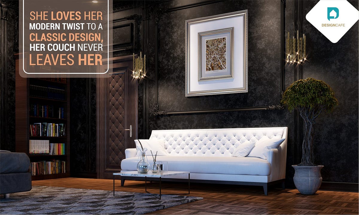 SHE LOVES HER MODERN TWIST TO A CLASSIC DESIGN,HER COUCH NEVER LEAVES ...