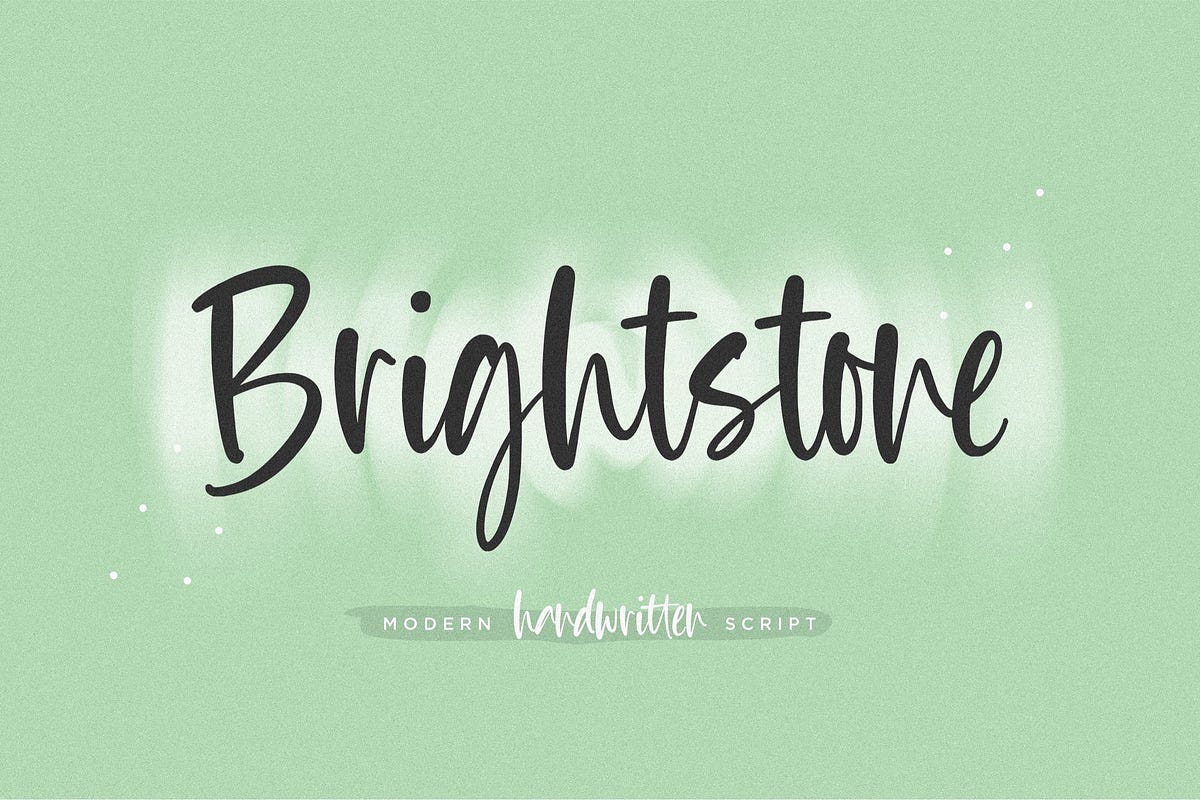 Brightstone Font - Avaastral - Medium