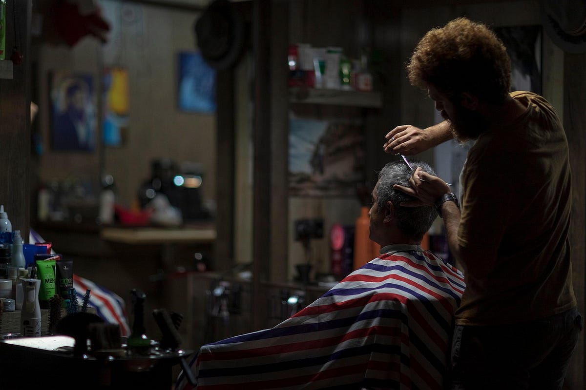 The Barber. A Poem About Haircuts | by Adz Robinson | Beyond Lines | Medium