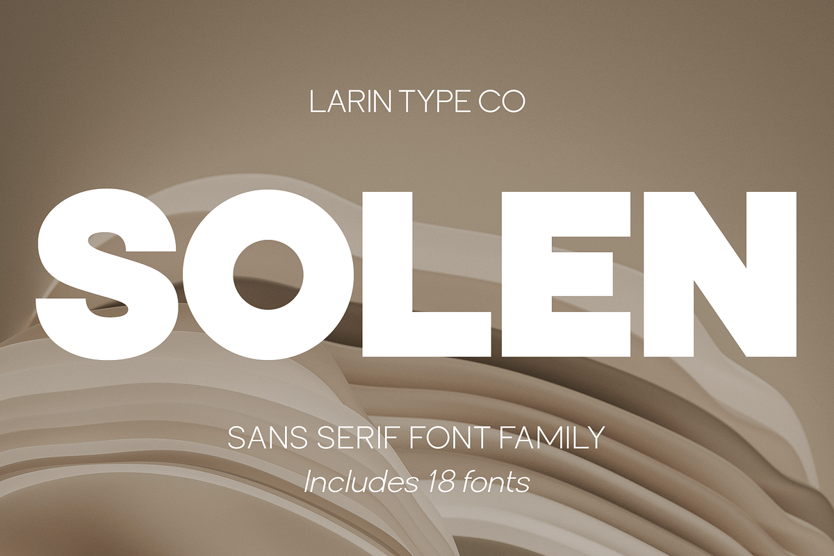 Solen Font Free - Spectralscribe - Medium