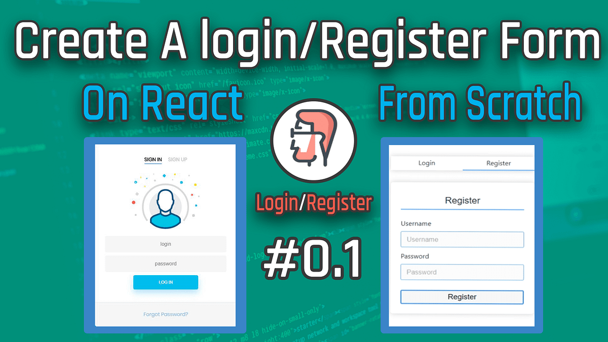 Let’s Create a Modern Login Form on React | 01 | by Islem Maboud | Medium