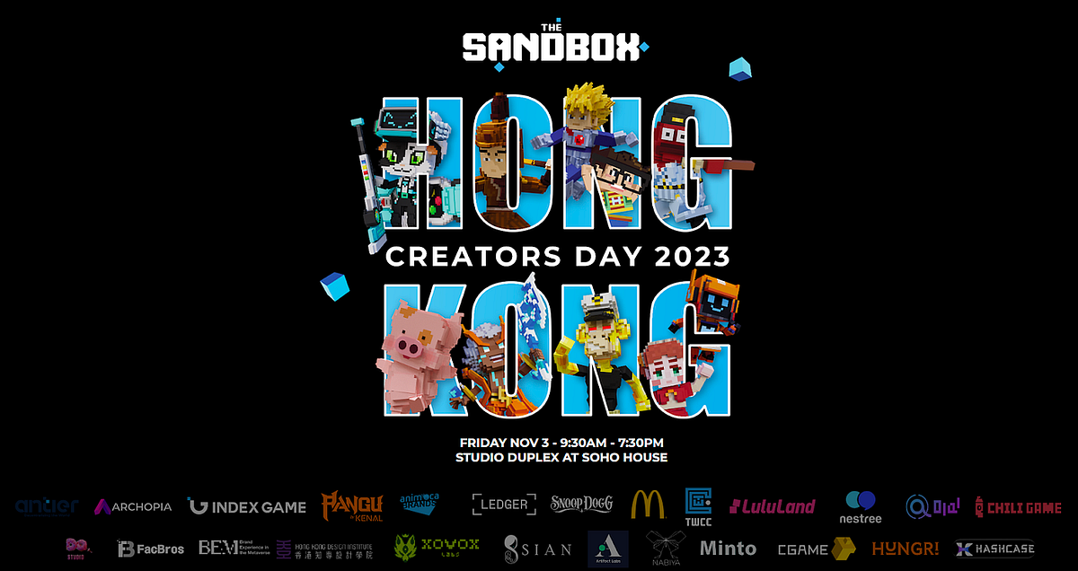 The Sandbox 於香港舉辦全球首個創作者日，推出「公開發佈」功能，並為 Game Maker Fund 提供 1 億 $SAND 基金 ...