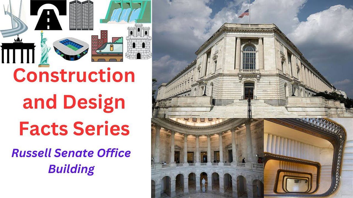 Russell Senate Office Building : Top-100 Construction and Design Facts ...