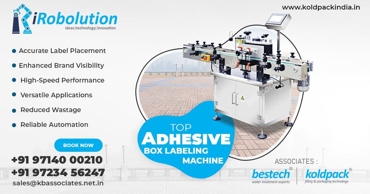 Top Adhesive Box Labelling Machine Manufacturer | by Koldpack India ...
