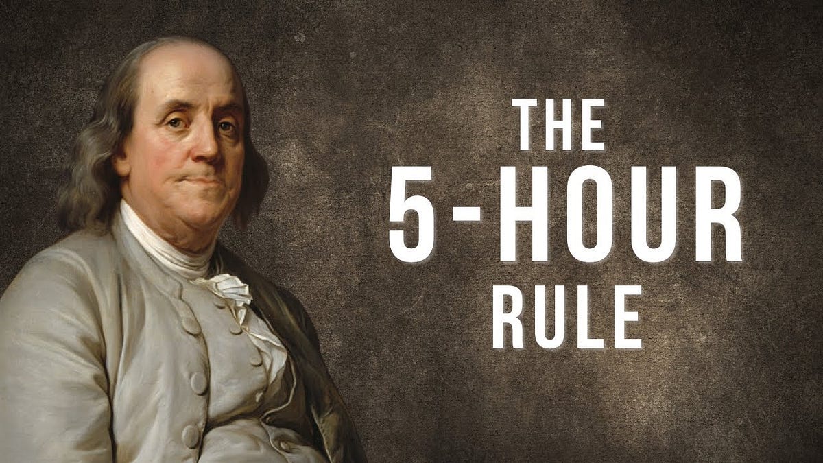 The 5-Hour Rule for Lifelong Learning and Growth | by Reading ...