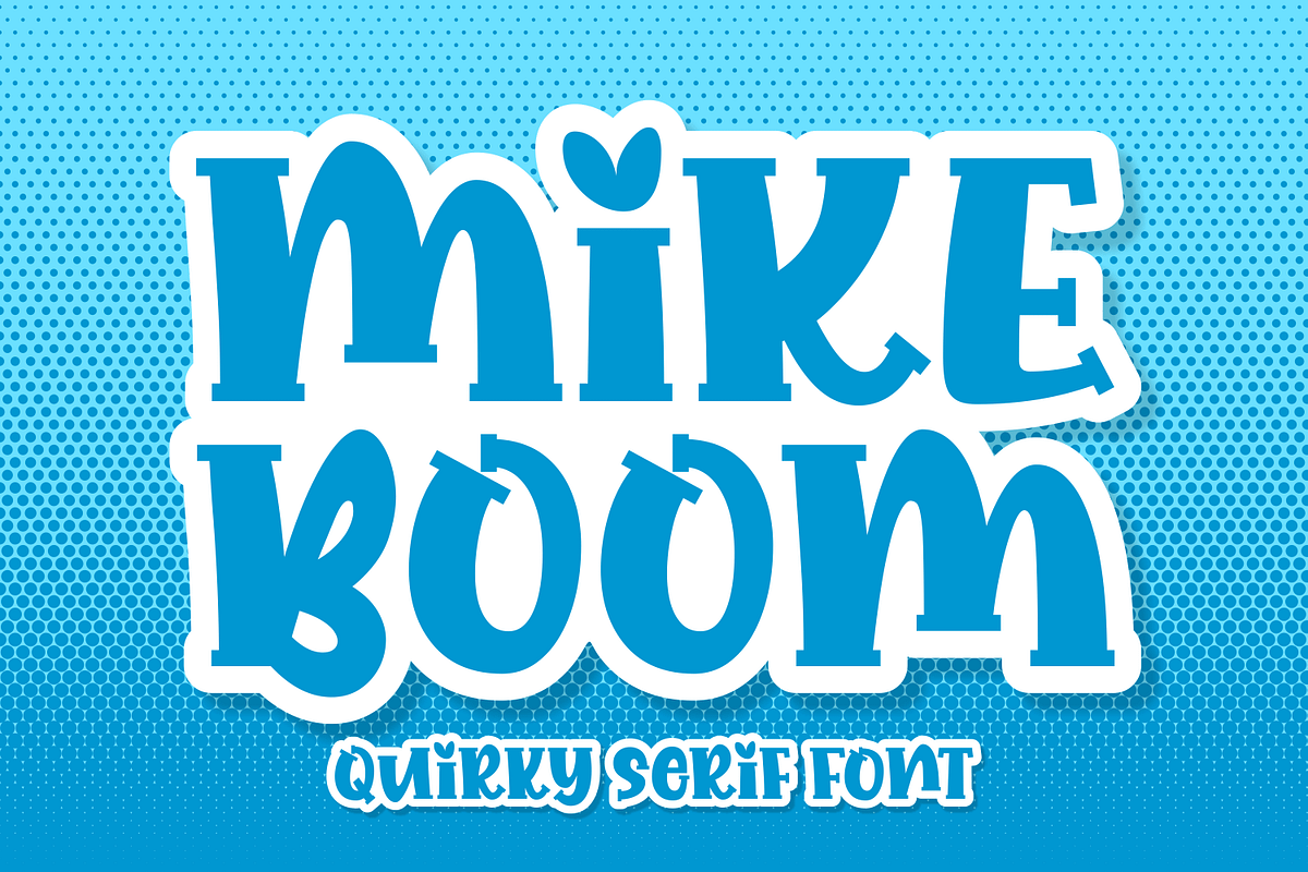 Mike Boom Font - Azuraaether - Medium