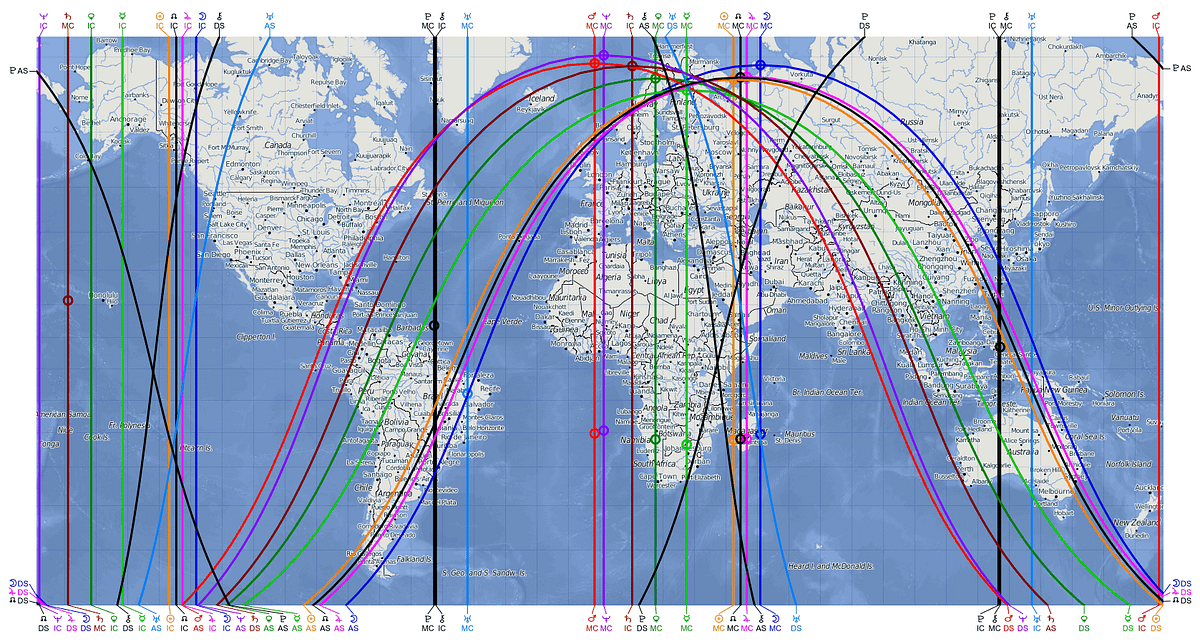 Which Astrocartography Line Should You Live On in 2026? | by Hermes ...