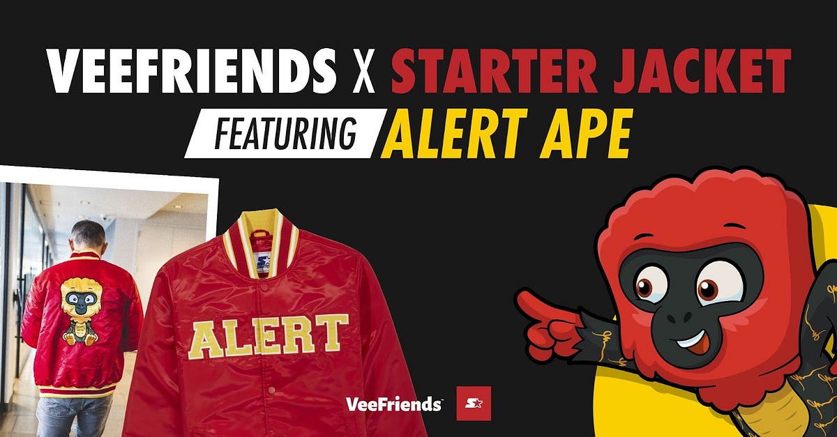 VeeFriends x Starter: Alert Ape Jacket | by VeeFriends | VeeFriends
