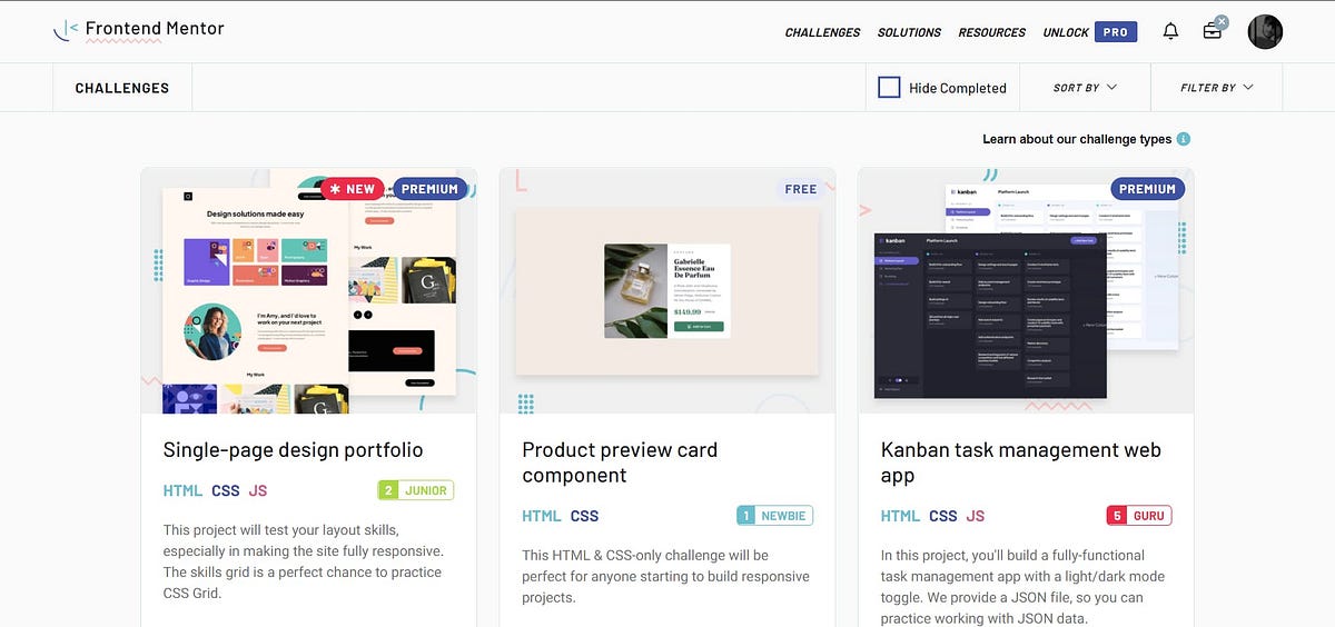 Improve you Frontend Skills with these Awesome Websites | by Prankul ...