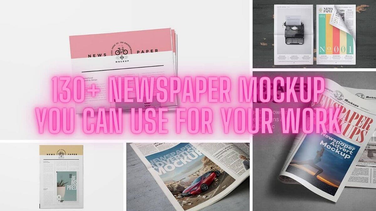 140+ newspaper mockup you can use for your work | by Mockuphut | Medium