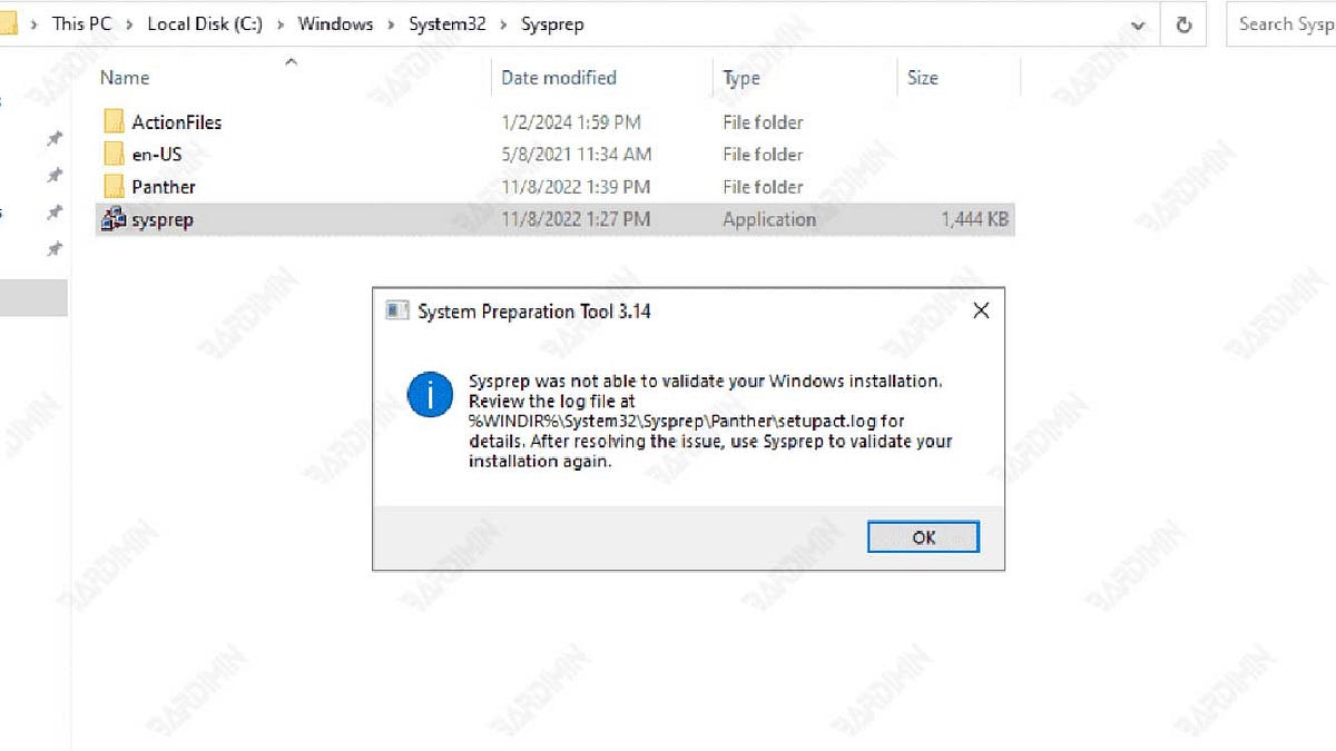 How to Solve Sysprep Error on Windows 11 | by Bardimin.com | May, 2024 | Medium