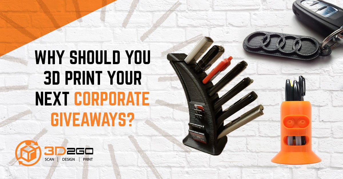 Corporate Giveaways: The Difference 3D Printing Makes | by 3D2GO ...