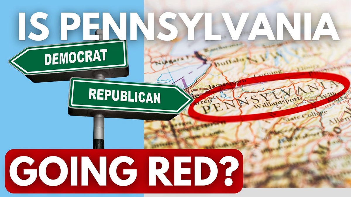 Pennsylvania is Quickly Turning into a Deep RED State | by Lawrence ...
