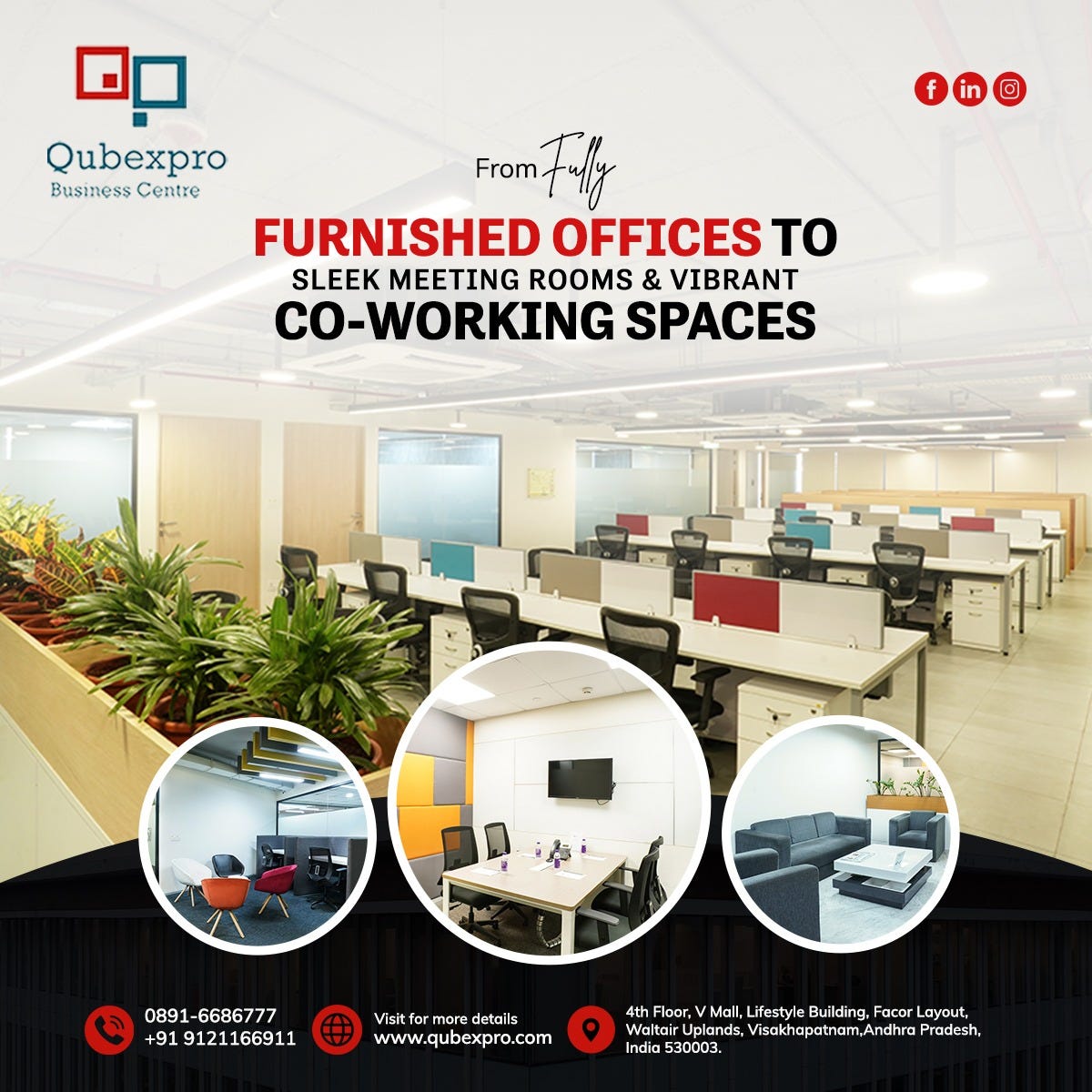 Fully Furnished Office Spaces in vizag | Qubex Pro | by Qubexpro Business Centre | Nov, 2023 ...