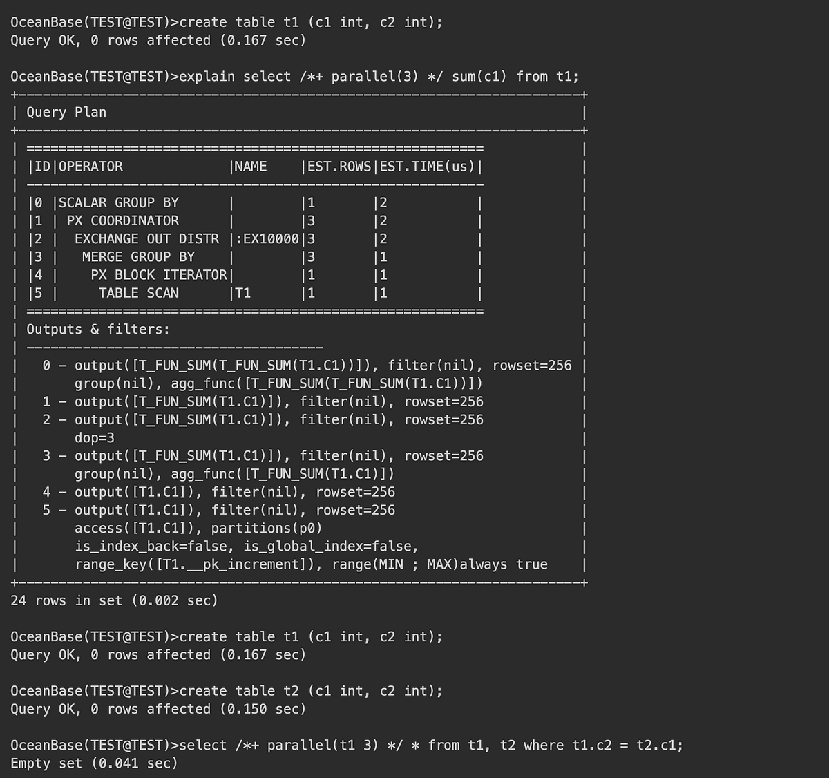 Mastering Parallel Execution in OceanBase Database: Part 2 — Set the DOP | by Peng Wang | May ...
