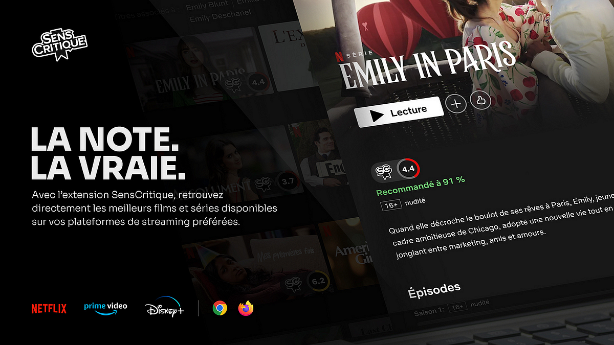 L’EXTENSION SENSCRITIQUE : Embarquez SensCritique sur vos plateformes ...