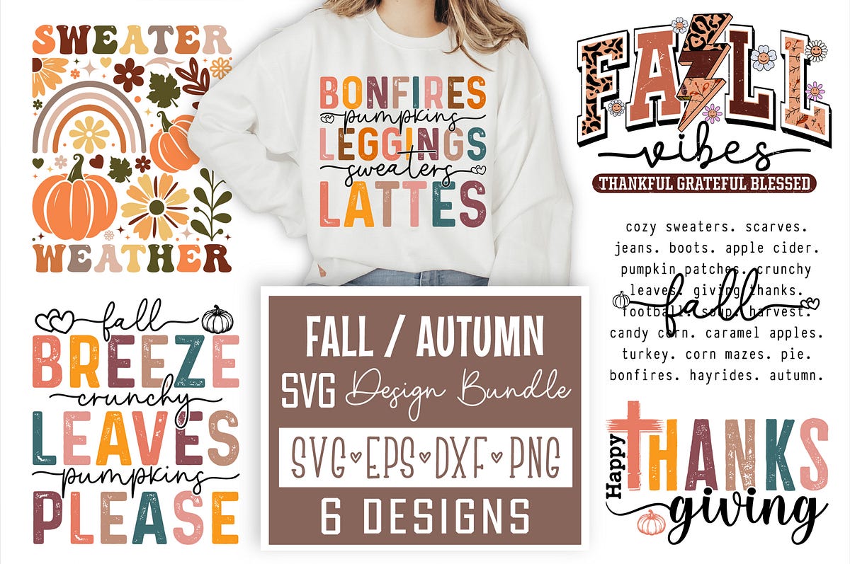 Fall/Autumn SVG Bundle, Thanksgiving SVG Free | by Pharaoh 99 Photon ...