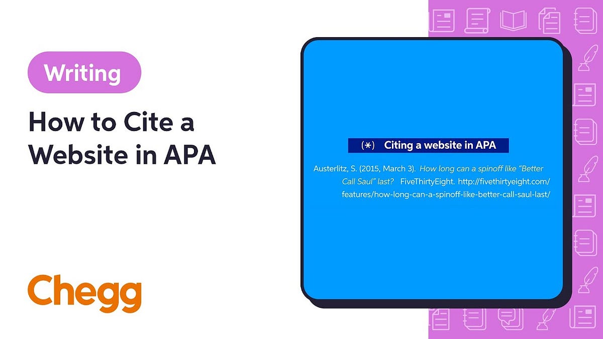 How to Do in Text Citations Apa for Websites | by Charleschoquette ...