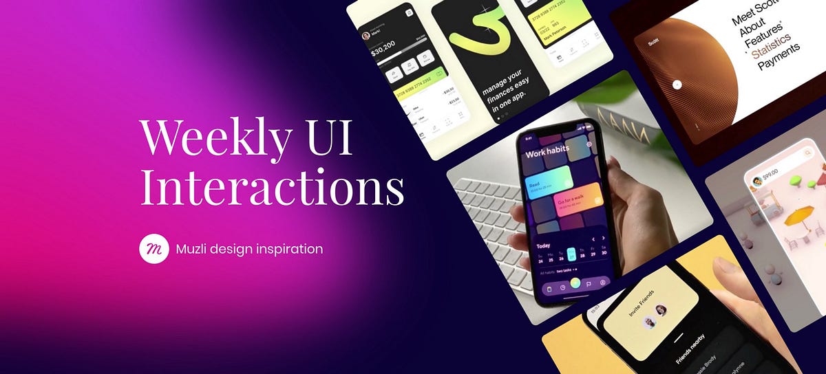 Muzli Publication — Weekly Digest - Muzli - Design Inspiration