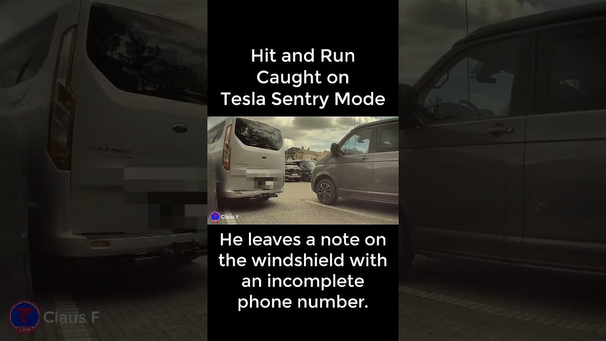 Hit and Run Caught on Tesla Sentry Mode | TeslCam Live - TeslaCam Live ...