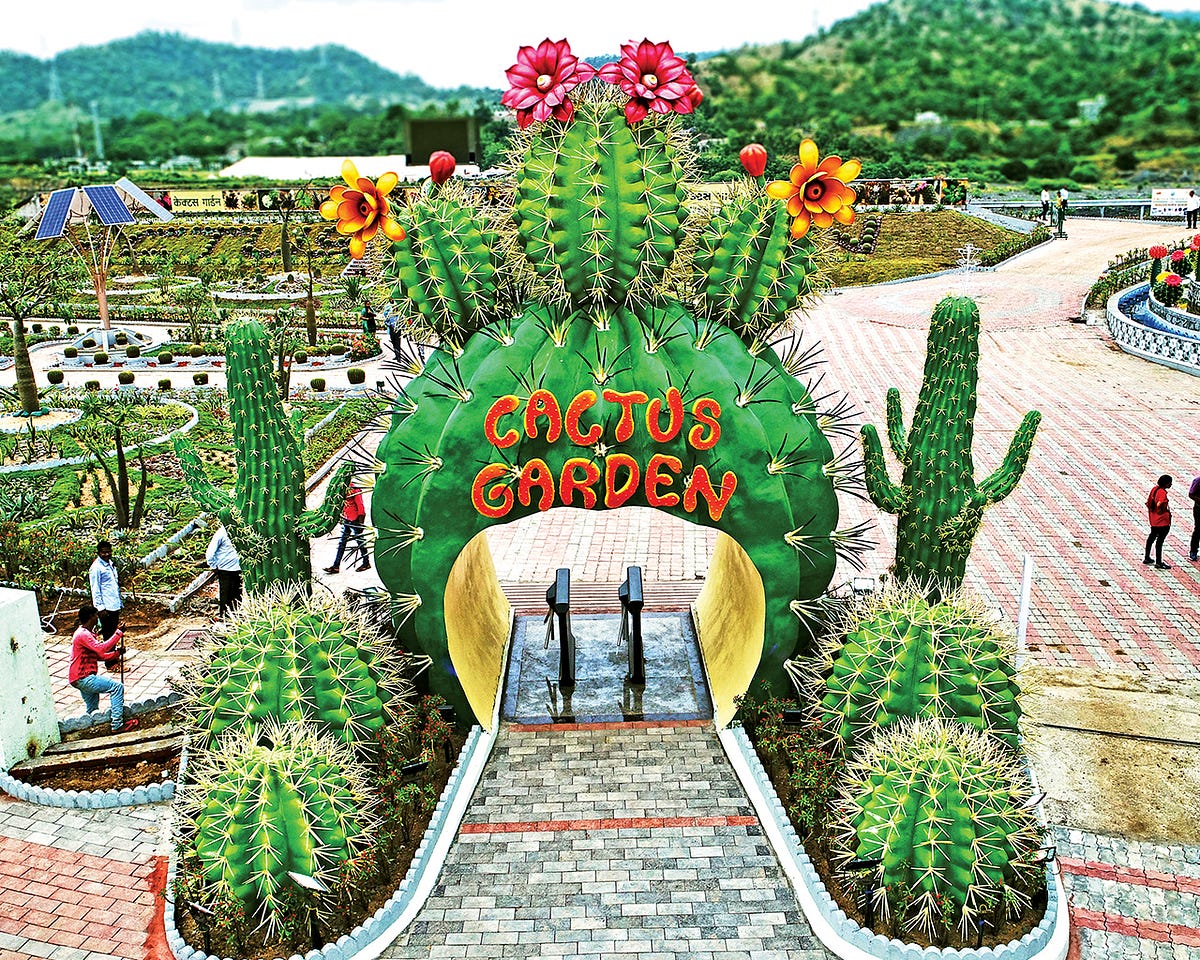 The Cactus Garden at the Statue of Unity | by Statue of Unity Guide ...
