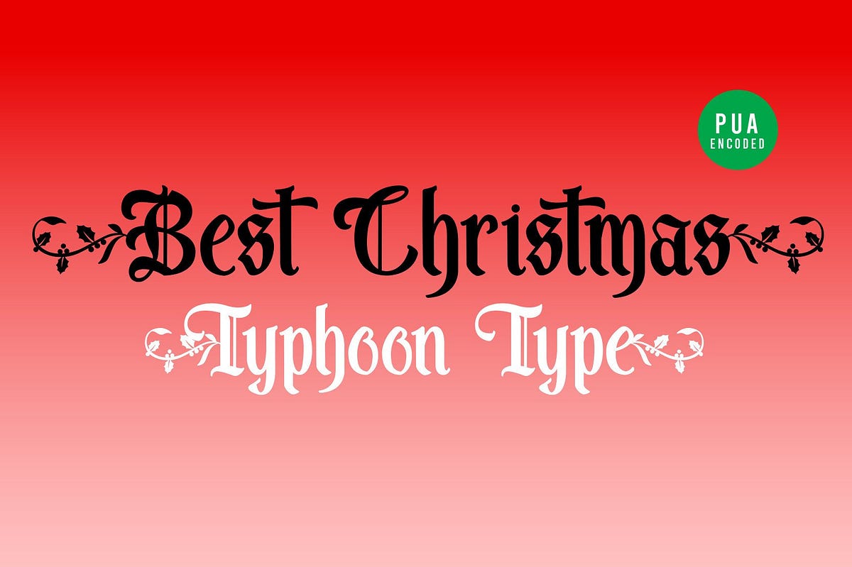 Best Christmas Font OTF | by Solarasculpt | Apr, 2024 | Medium
