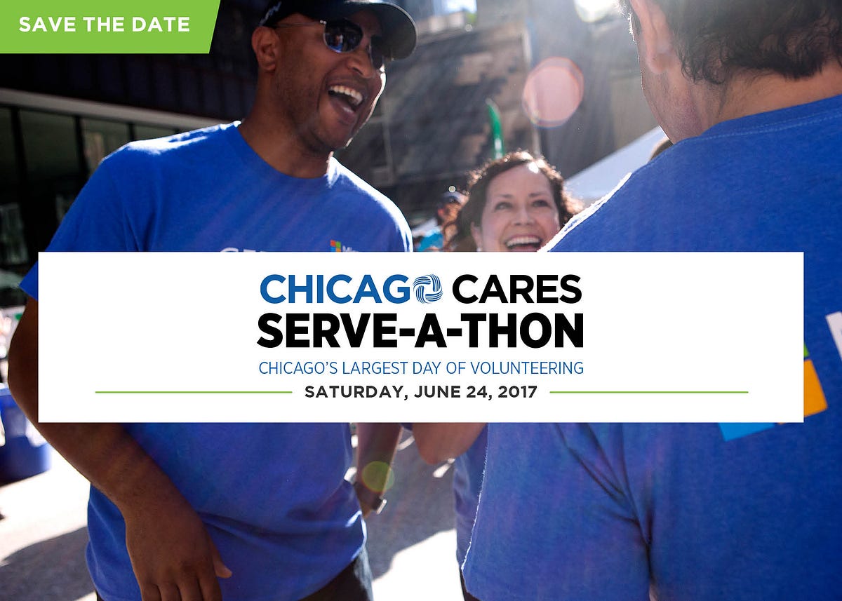 Chicago Cares Serve-A-Thon. Remember a few weeks ago when I posted ...