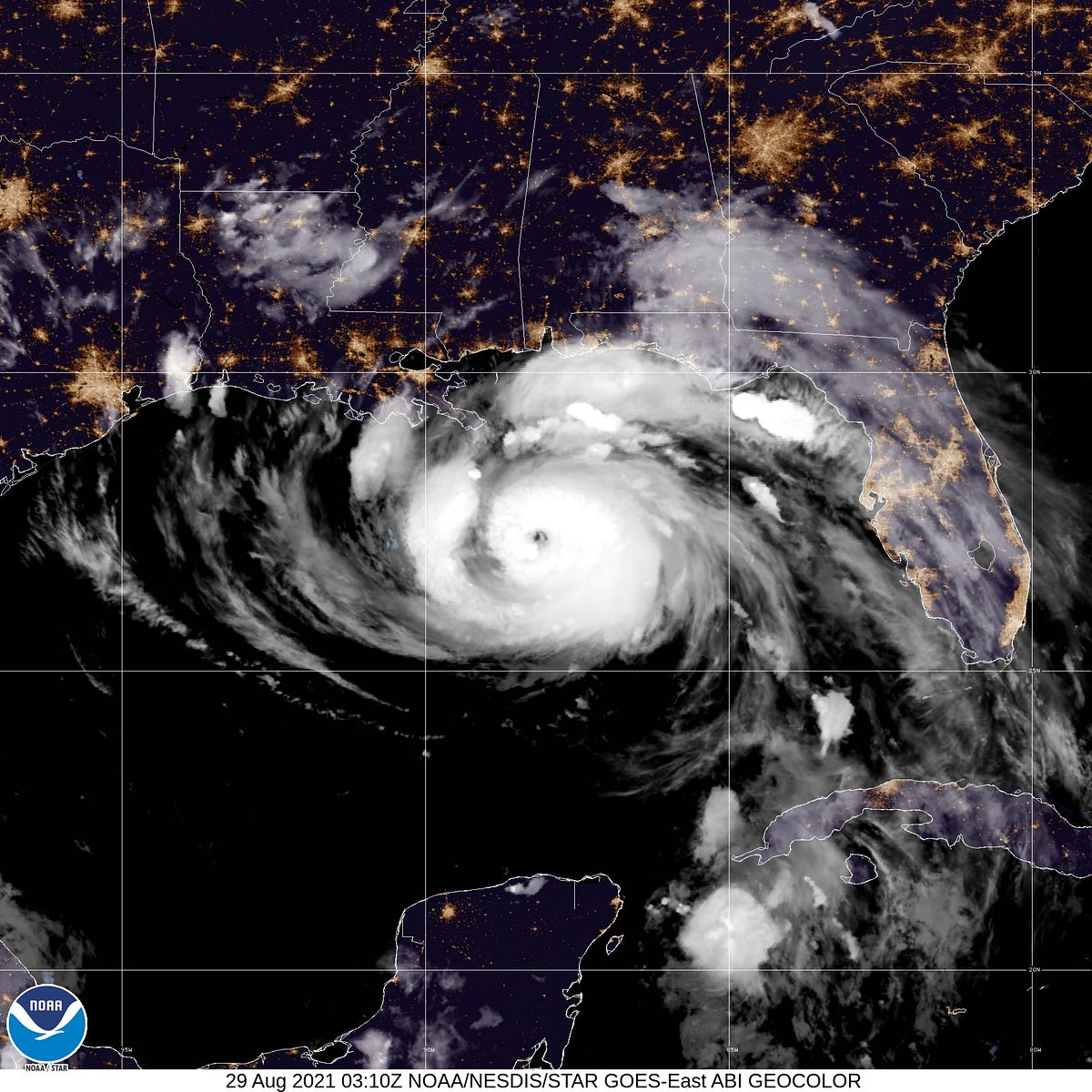 Creating a Video of Hurricane from NOAA Satellite Images | by Arnoud Buzing | Towards Data Science