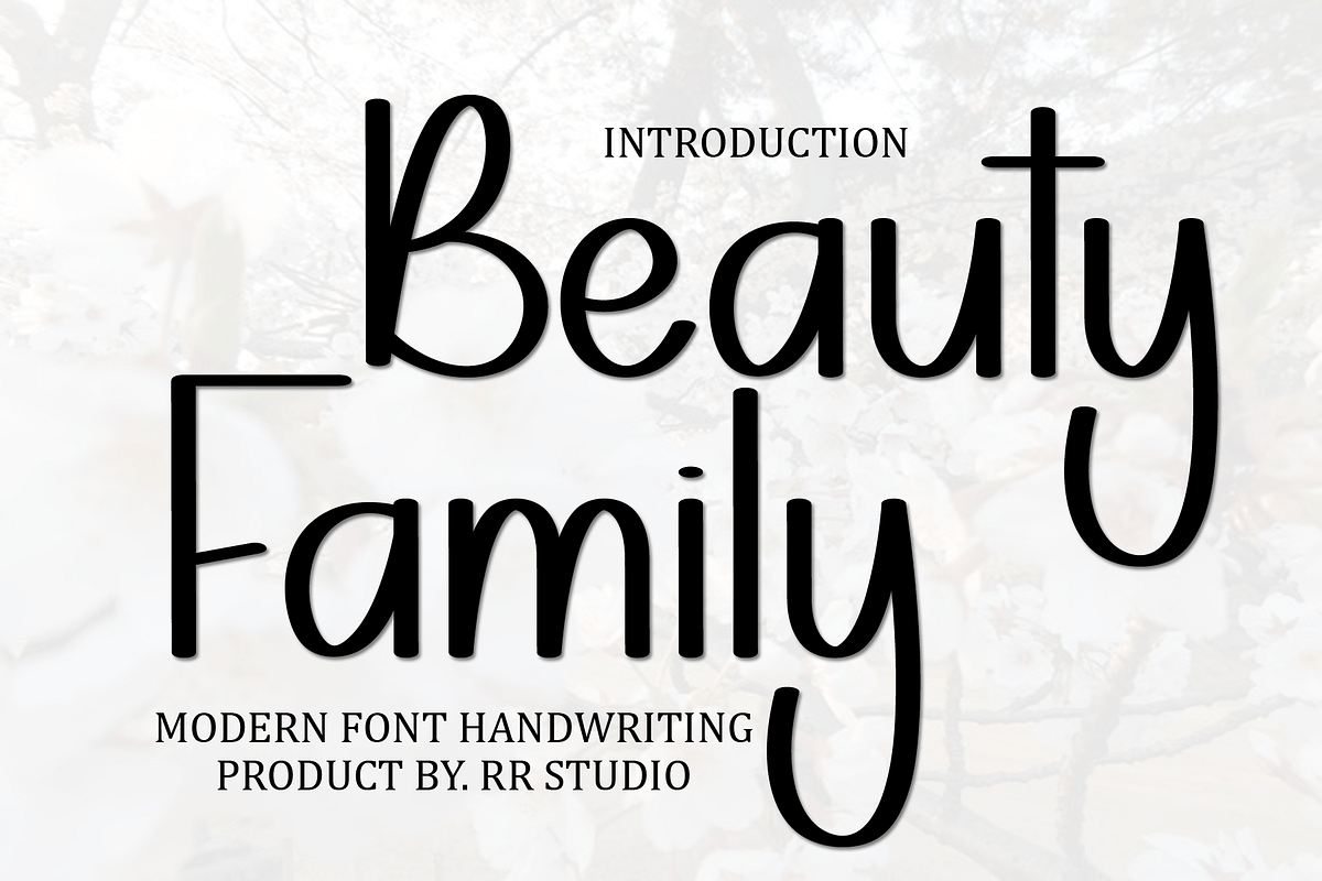 Beauty Family Font | by Mindmason | Medium