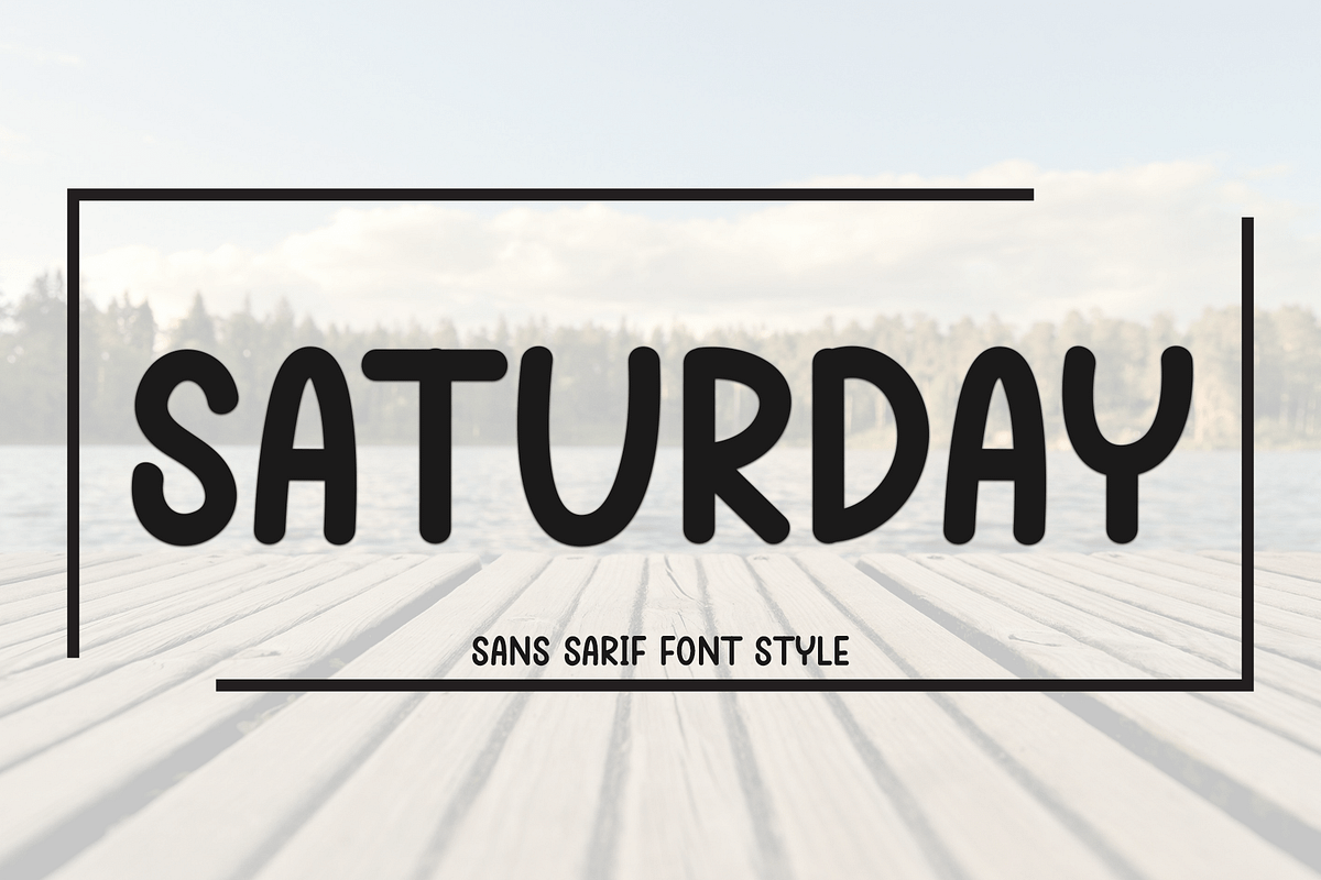 Saturday Font - Sophiaspectra - Medium