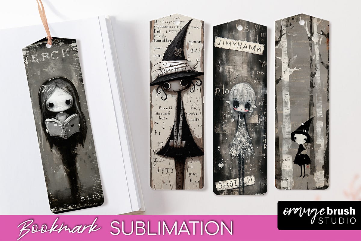 Cute Halloween Printable Bookmarks Free - Lushcanvas - Medium